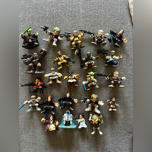 Star Wars | Toys | Star Wars Brown And Blue Action Figures Playset ...